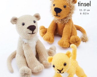 Lion King Knitting Pattern - Etsy UK