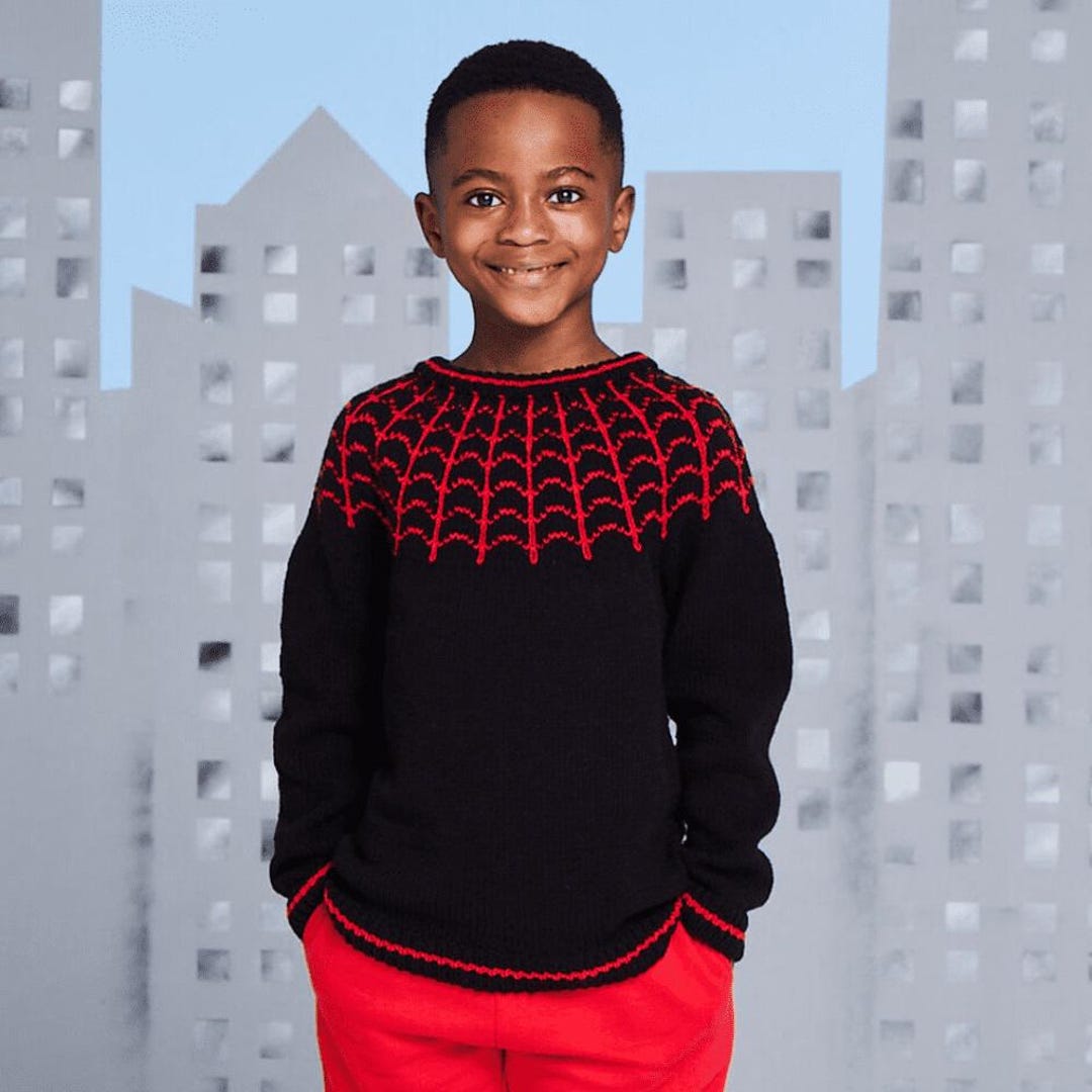 Super Spider Web Sweater Knitting Pattern, Sirdar 2614. Snuggly Replay ...