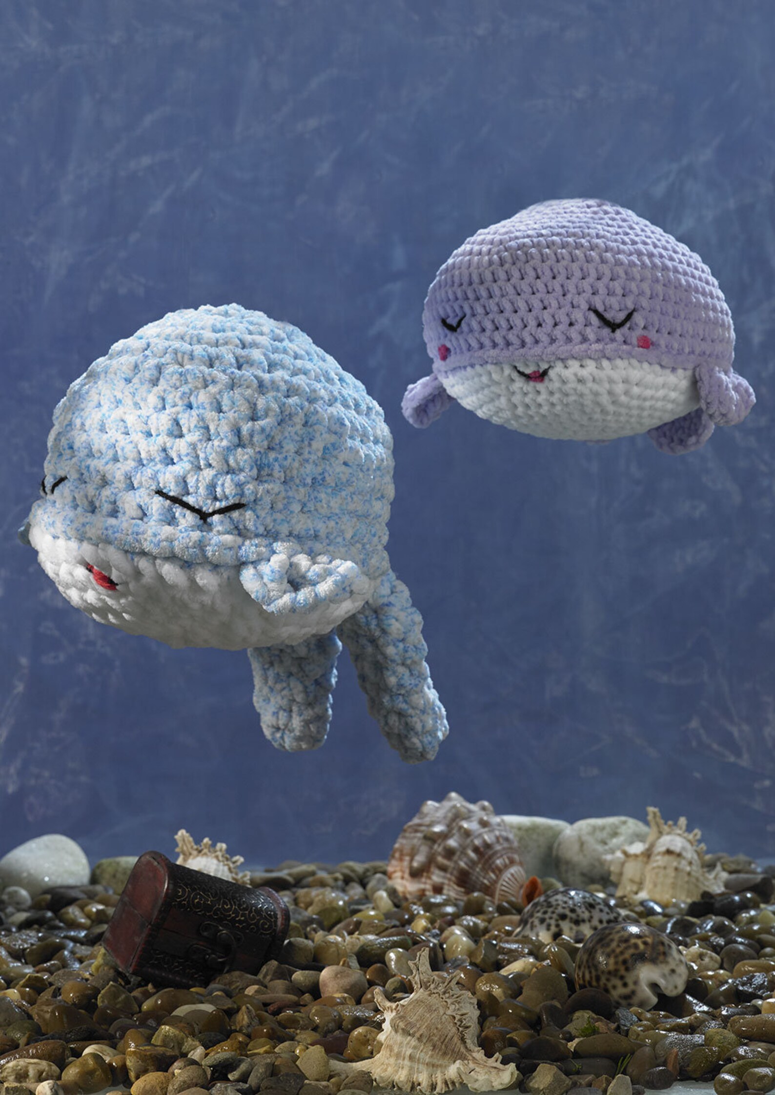 Whales Crochet Toy Pattern in Flutterby Chunky & Huggable, James C ...