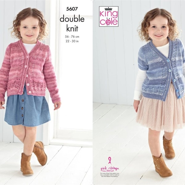 Knitting Pattern Girls Cardigan - Etsy UK