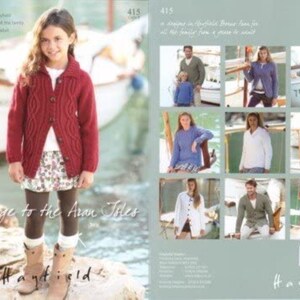 Hayfield Knitting Pattern Book 415. a Voyage to the Aran Isles ...