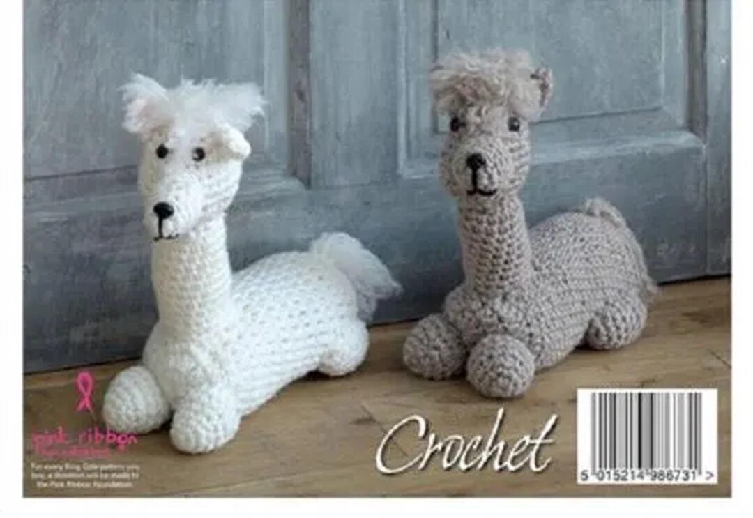 Andre the Alpaca Toy Crochet Pattern , King Cole 9081, Stuffed Toy ...