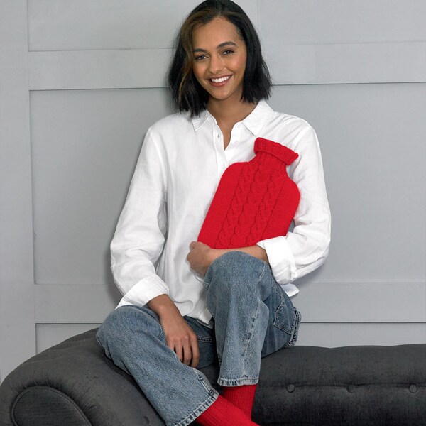 Crochet Hot Water Bottle Cover - Etsy UK