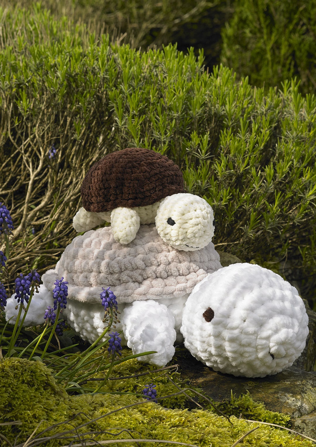 Tilly and Tommy Tortoise Crochet Toy Pattern in Flutterby Chunky ...