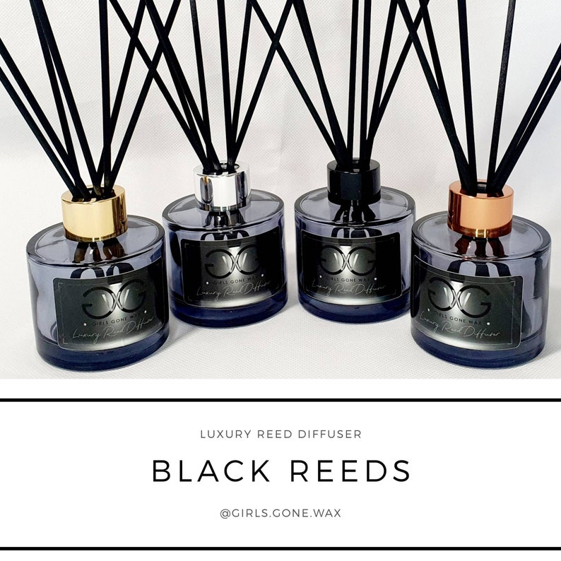 BLACK Reeds Luxury Reed Diffuser SMOKEY BLACK 100ml in - Etsy