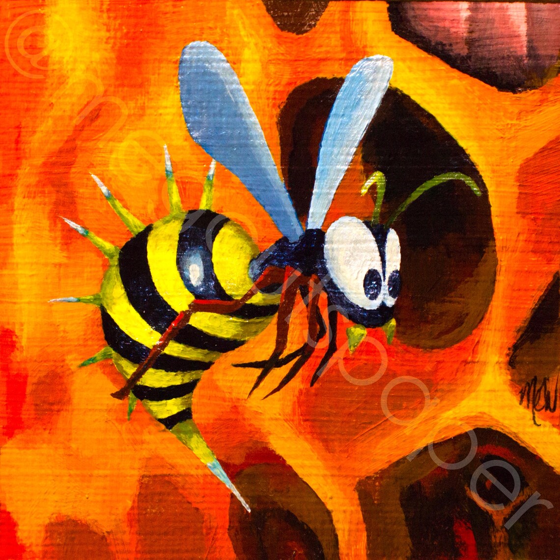 Zinger PRINT - Donkey Kong Country Video Game Print 8x8” - Etsy