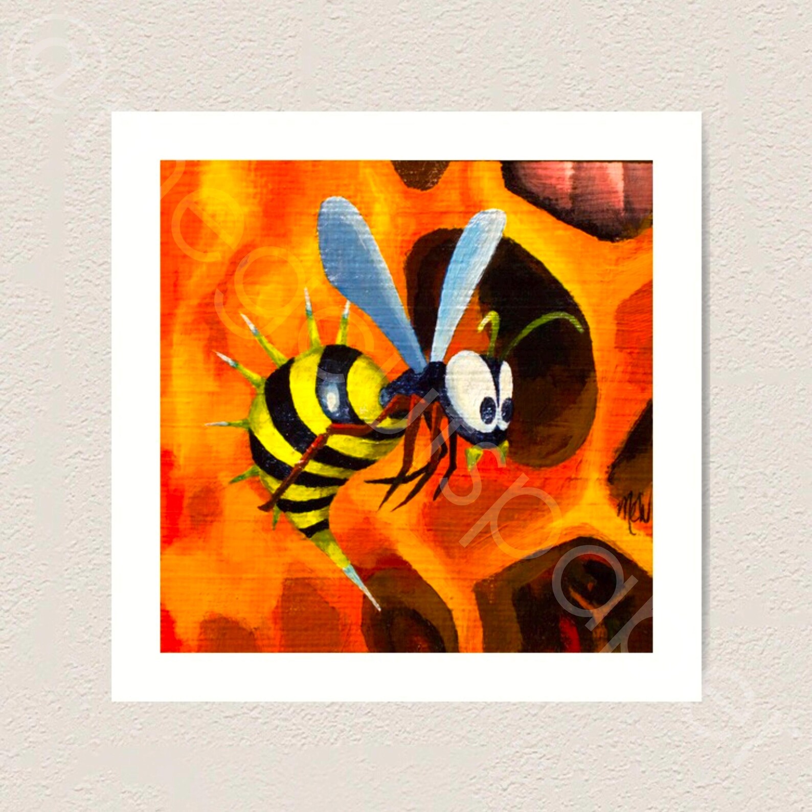 Zinger PRINT - Donkey Kong Country Video Game Print 8x8” - Etsy