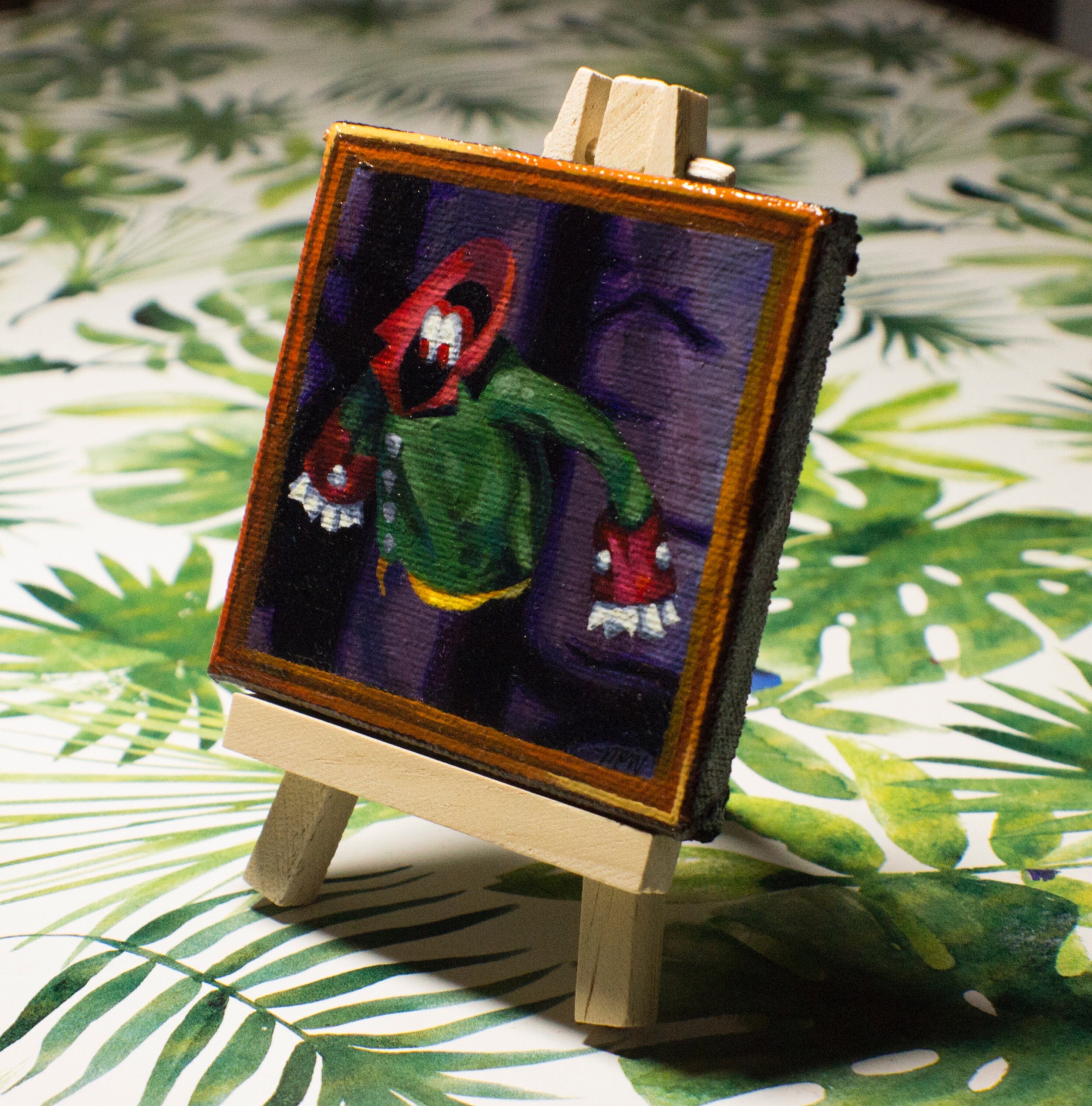Kloak - Donkey Kong Video Game Mini Acrylic Painting - 3x3” - Etsy