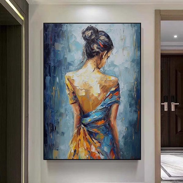 Woman Back Painting - Etsy