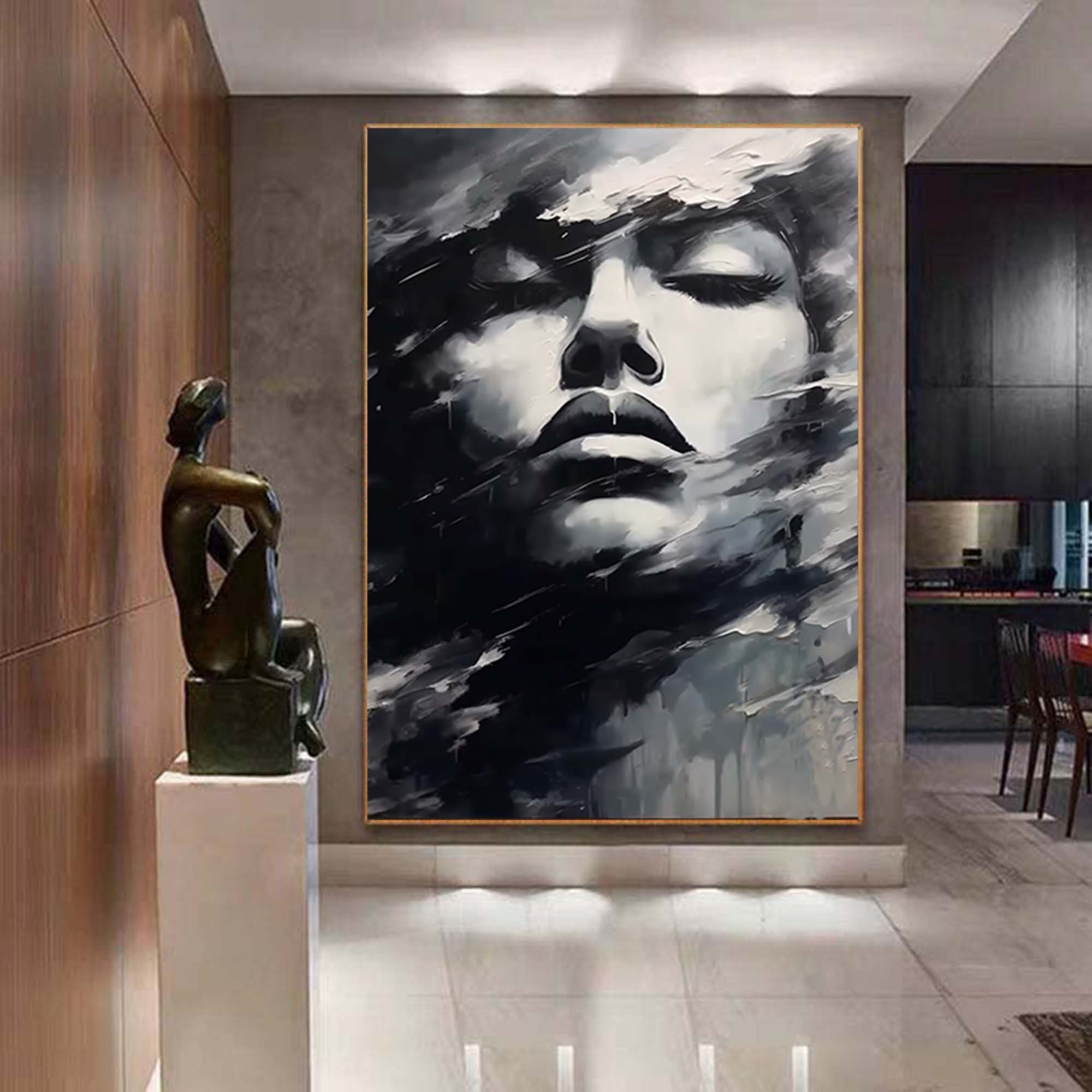 Abstract Portrait Paintings at Callum Coombes blog