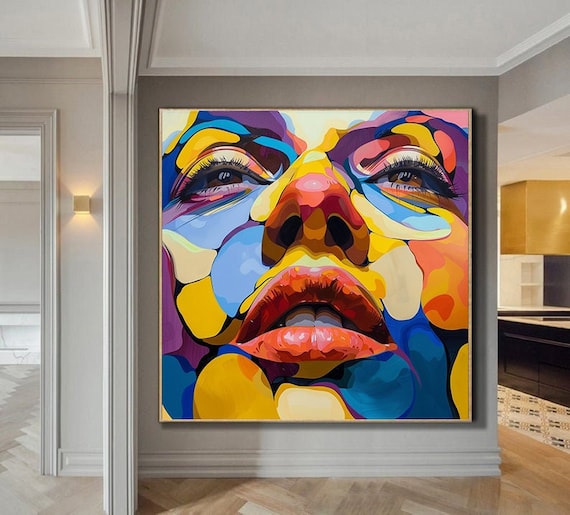 Colorful Paintings Of Faces