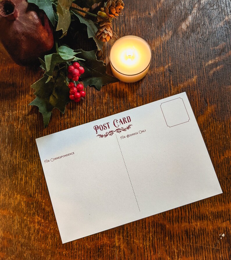 Christmas/yule Post Cards - Etsy