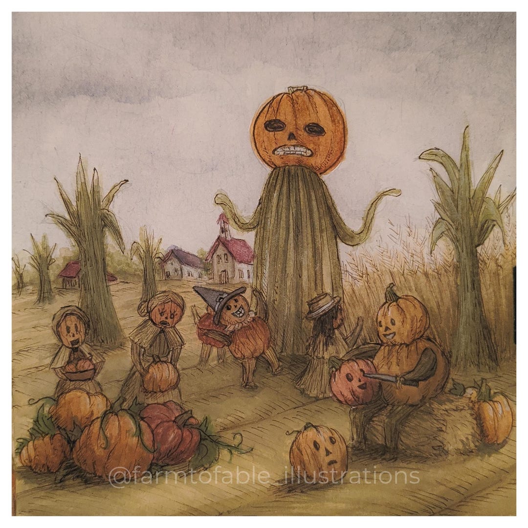 Pottsfield Harvest Festival - Art Print - Etsy