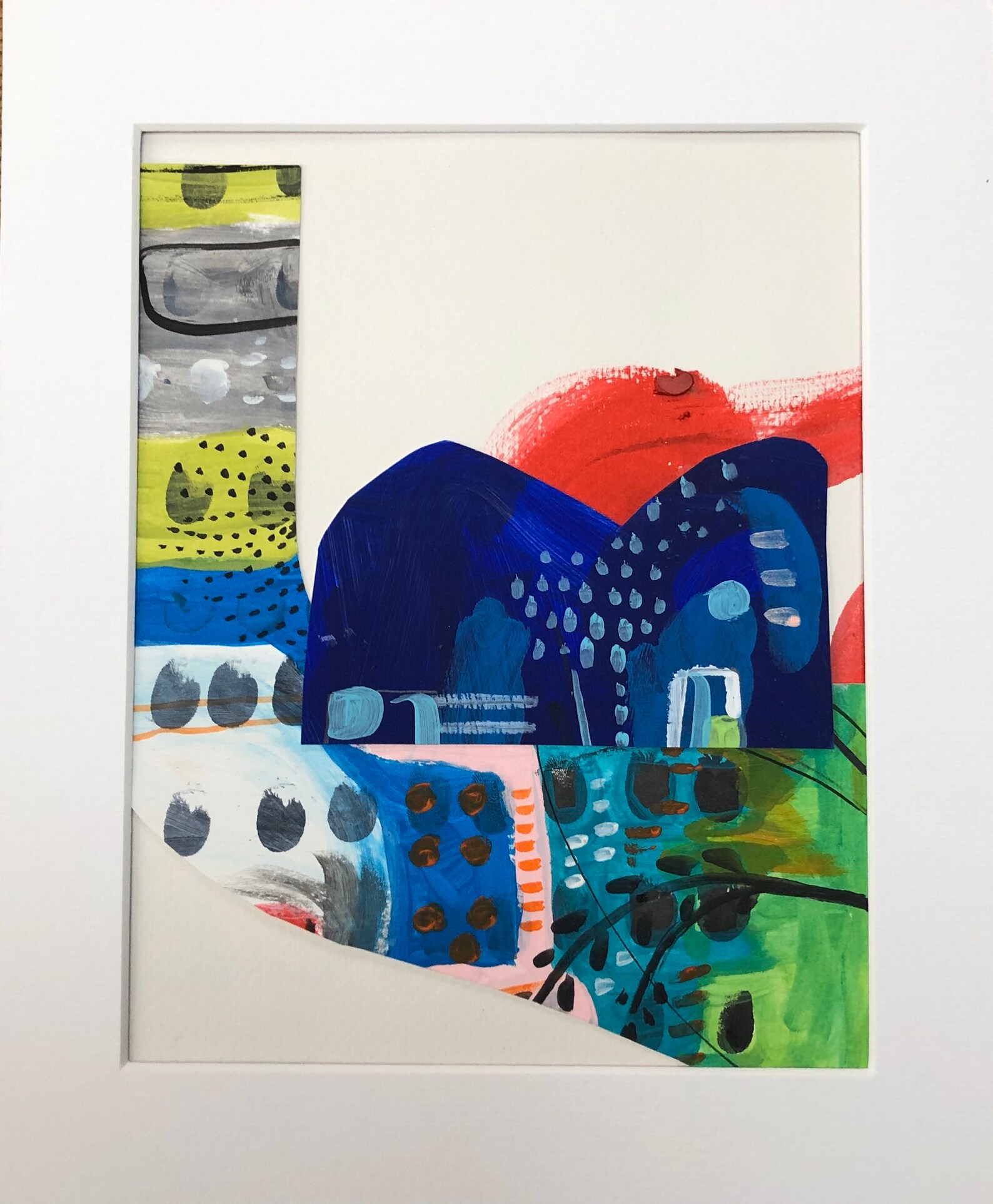 Abstract Painting Collage Abstract Art Abstract Landscapes - Etsy