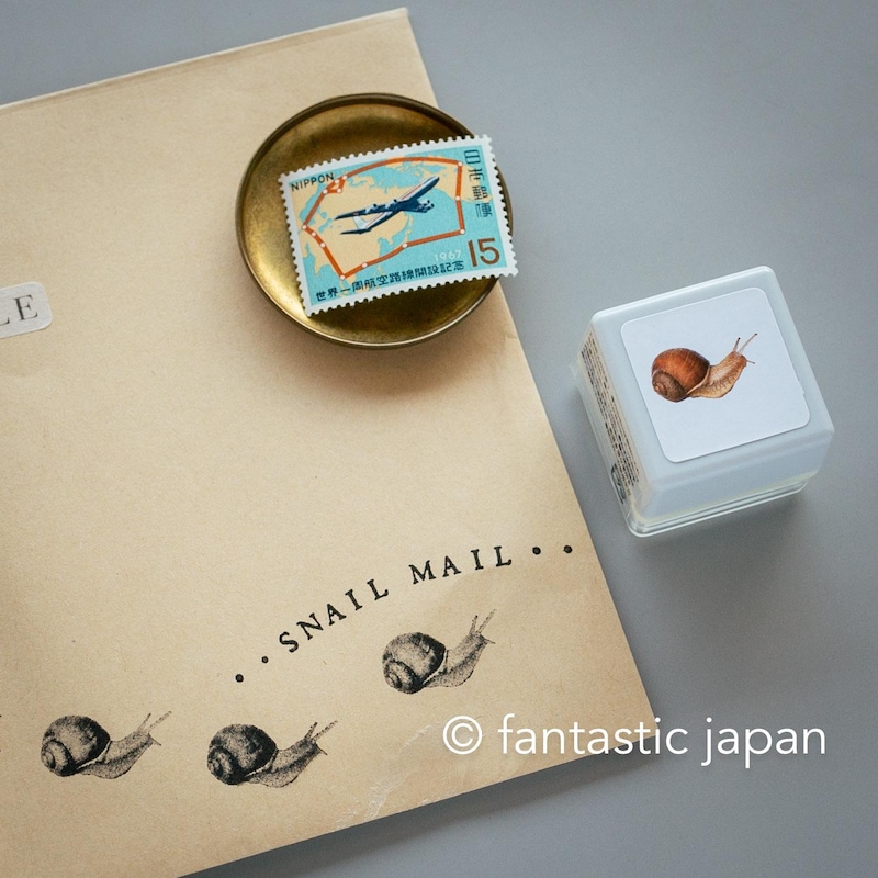Snail Mail Stamp - Etsy