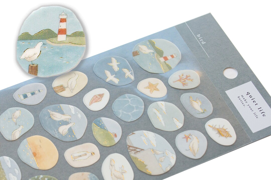Sticker -quiet Life "seagull"- - Etsy