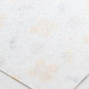 Japanese Styled Washi Letter Writing Set -yellow Flower- / Botanical ...