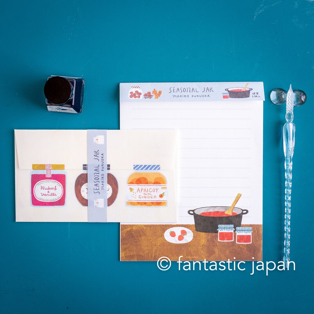 Japanese Letter Set SEASONAL JAR by Mariko Fukuoka - Etsy