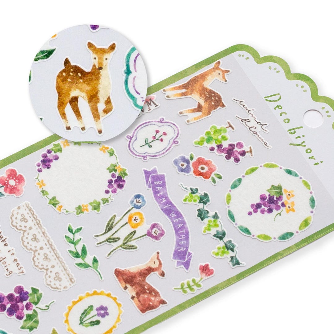 Mind Wave Sticker / Deco Biyori -deer- / - Etsy