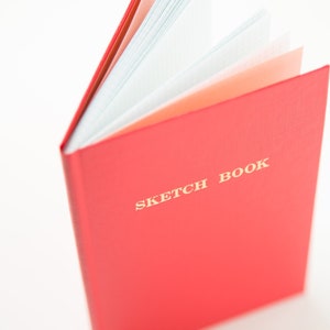 KOKUYO Field Note Book Red Color, KOKUYO Sketch Book, Hardcover ...