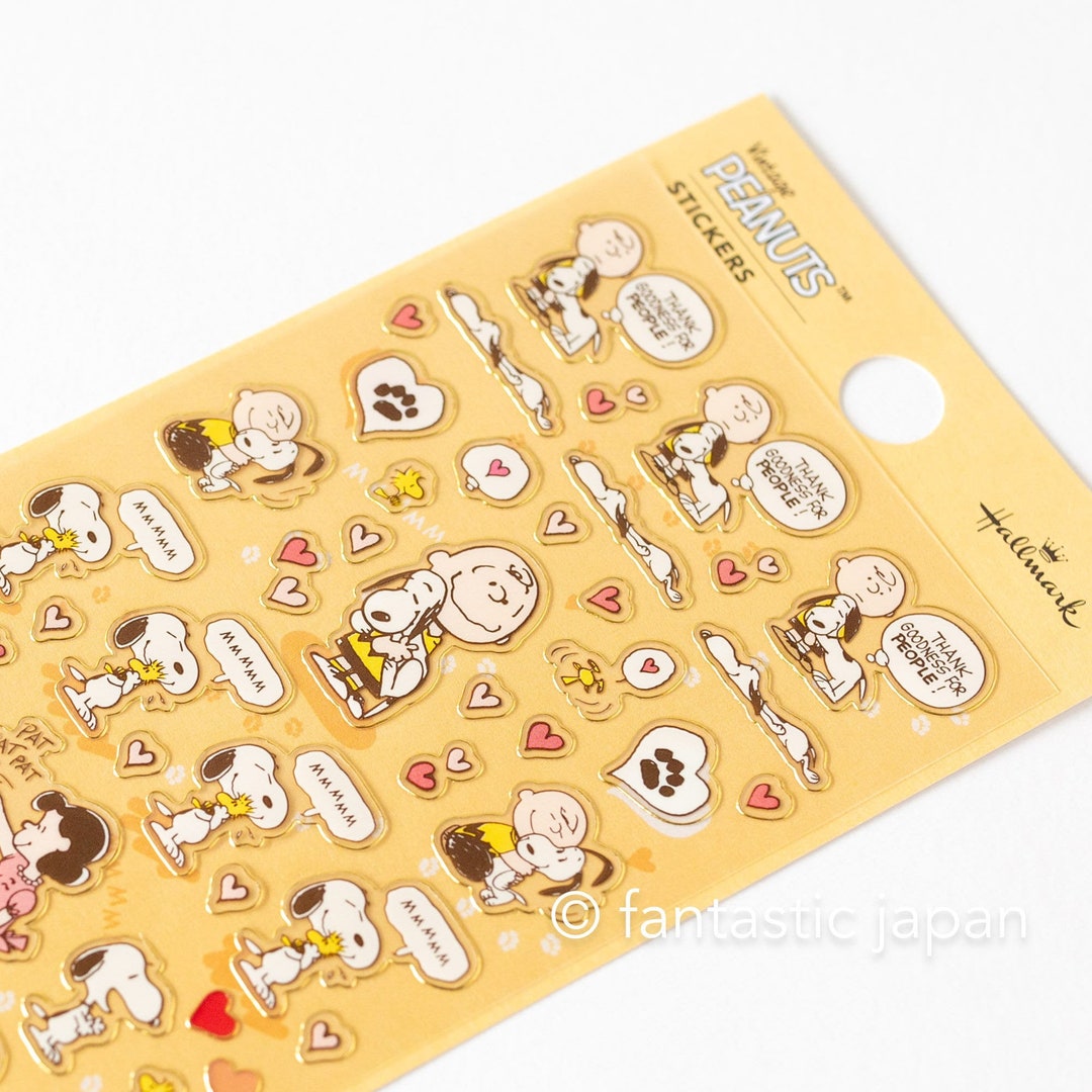 Hallmark / Peanuts Snoopy Tiny Sticker -hug- - Etsy