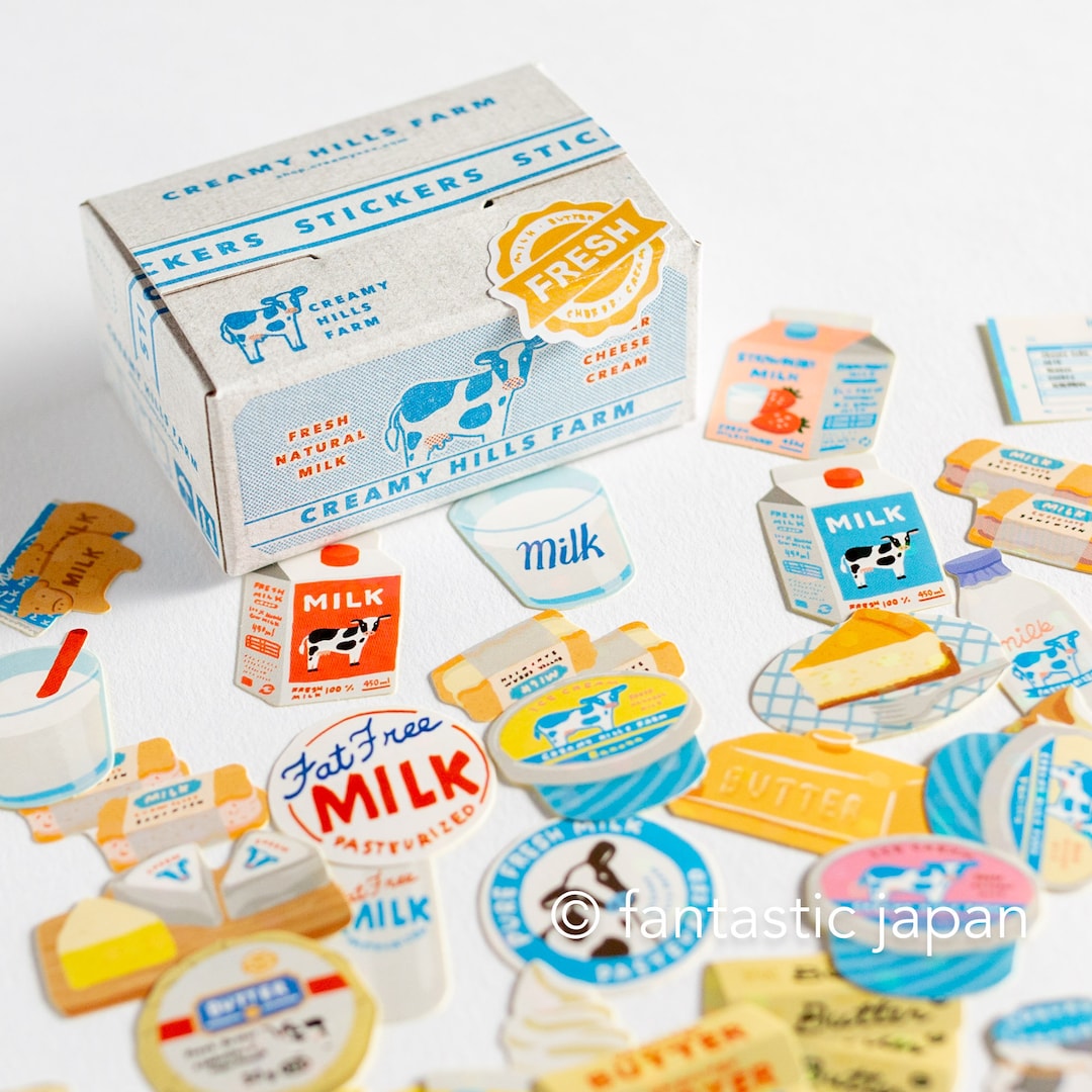 Die-cut Hologram Flake Stickers in a Tiny Delivery Box -daily Products ...