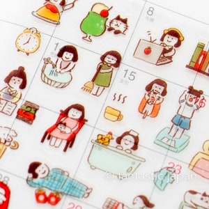 Daily Schedule Sticker -my Life- - Etsy