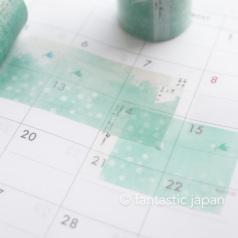 YOHAKU Tracing Roll Sticky Notes - Diary - / R-001 - Etsy