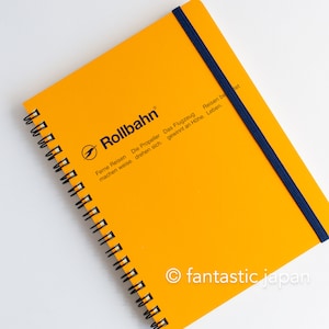 DELFONICS / Rollbahn Spiral Notebook Large 5.6 X 7.1 yellow - Etsy