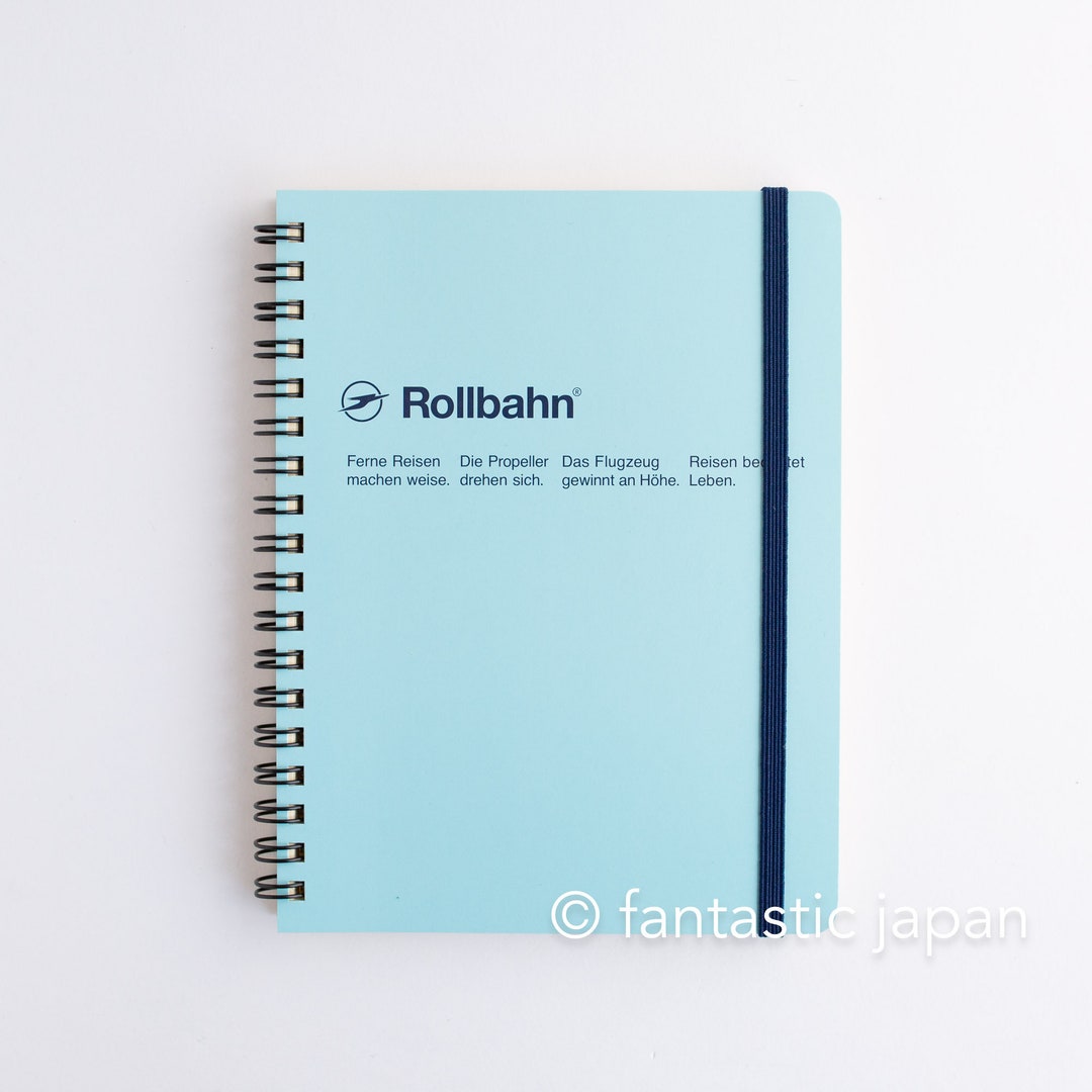 DELFONICS / Rollbahn Spiral Notebook Large 5.6 X 7.1 light Blue - Etsy