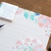 Japanese Washi Letter Writing Set pink Flowers / Today's Letter Set ...