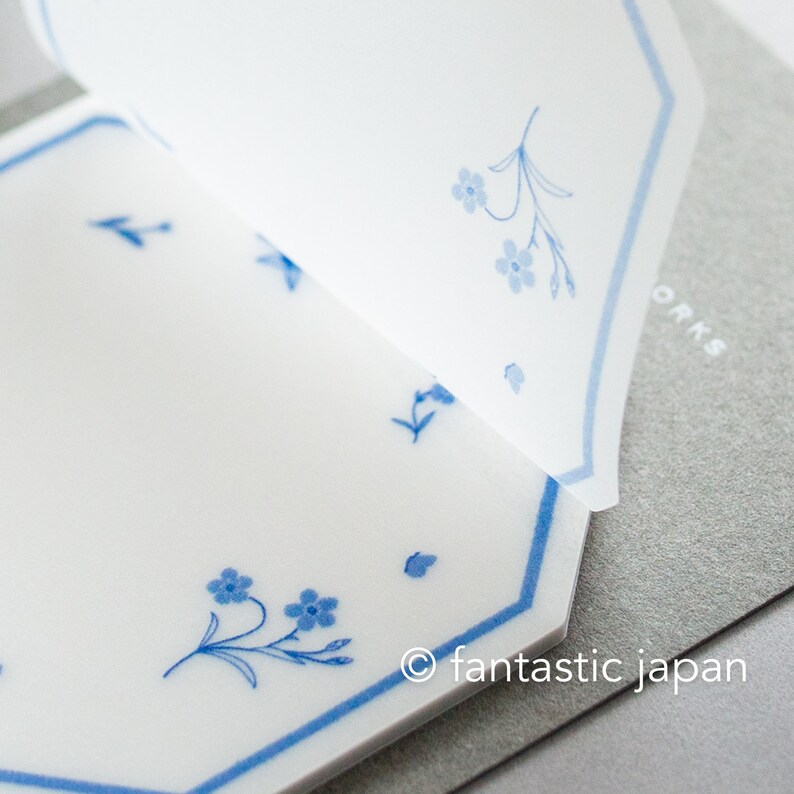 Hütte Paper Works / Tracing Paper Die-cut Sticky Notes -octogonale- - Etsy
