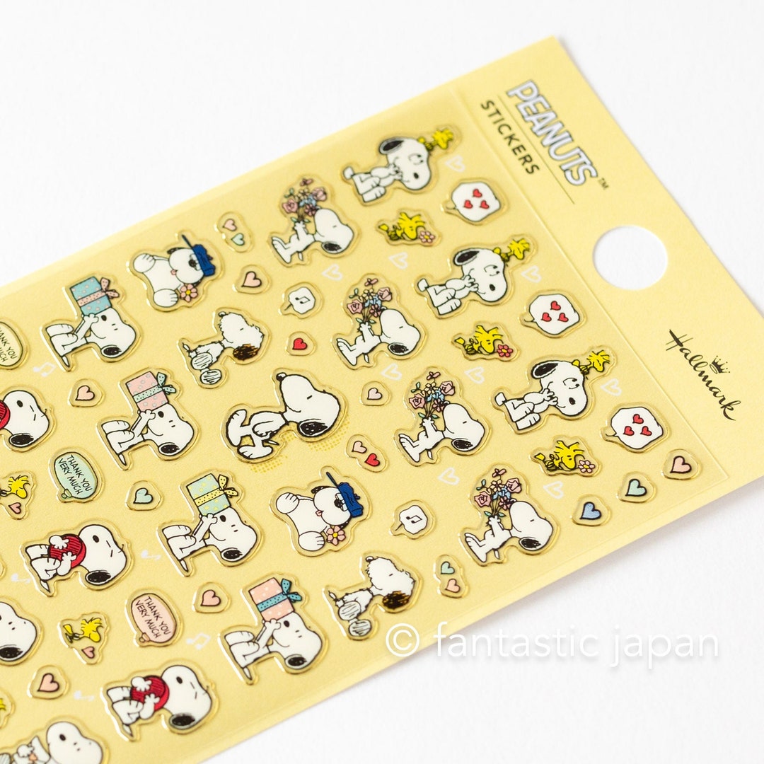 Hallmark / Peanuts Snoopy Tiny Sticker -gift- - Etsy