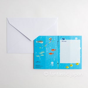 Greeting Card summer Aquarium Tank - Etsy