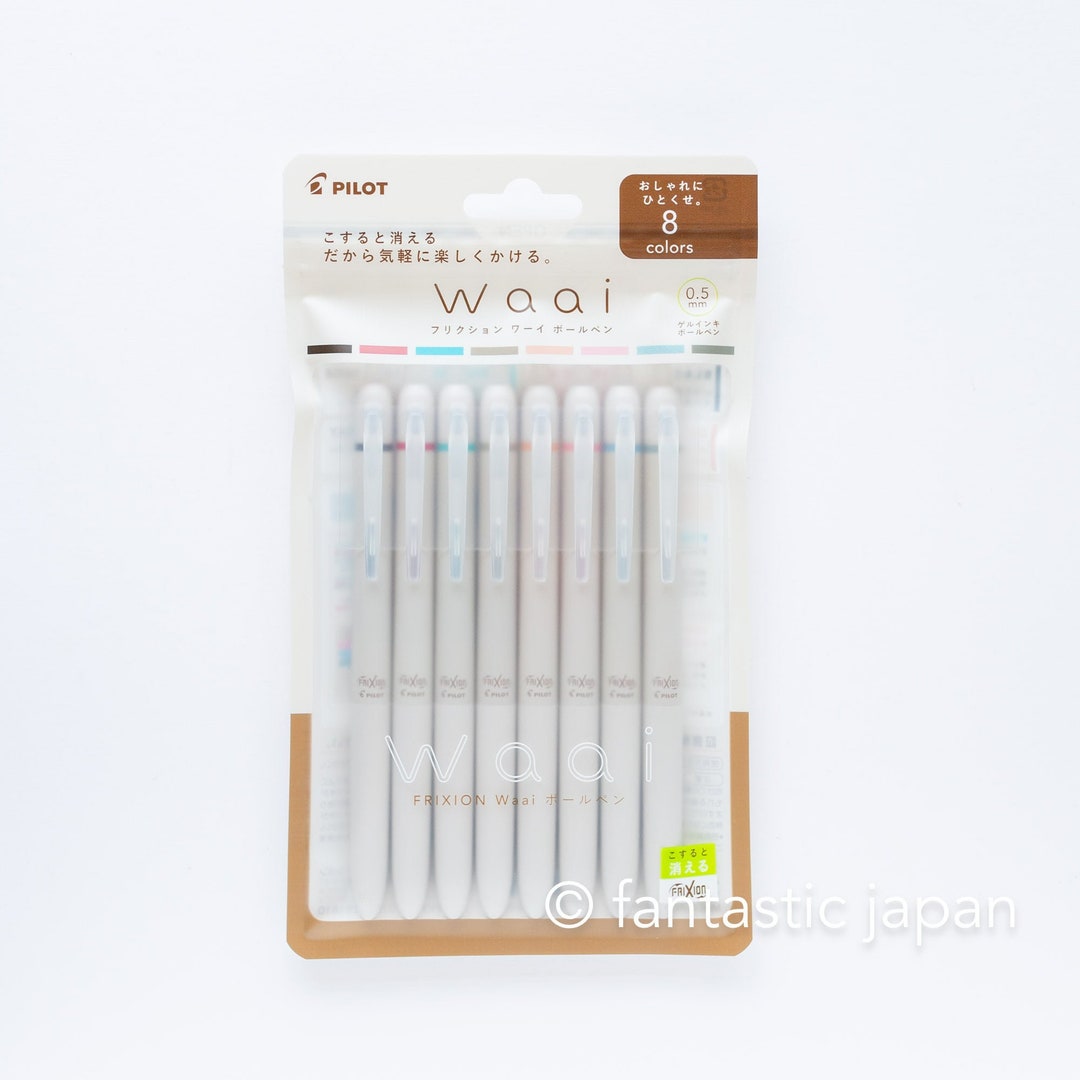 Pilot Erasable Frixion Point Knock -waai- 0.5mm / Set of 8 Colors ...