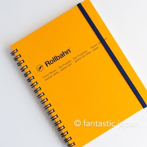 DELFONICS / Rollbahn Spiral Notebook Large (5.6" X 7.1" ) -yellow- - Etsy