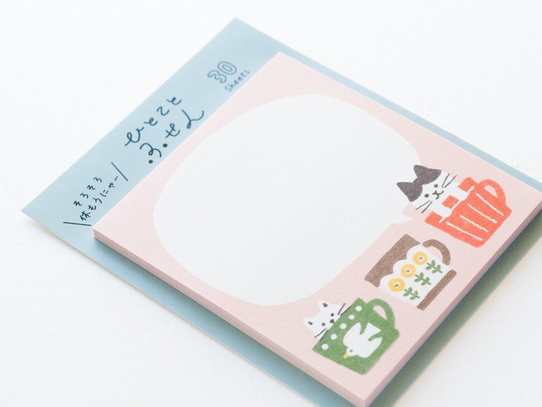 Sticky Notes -mug Cup Cats- - Etsy