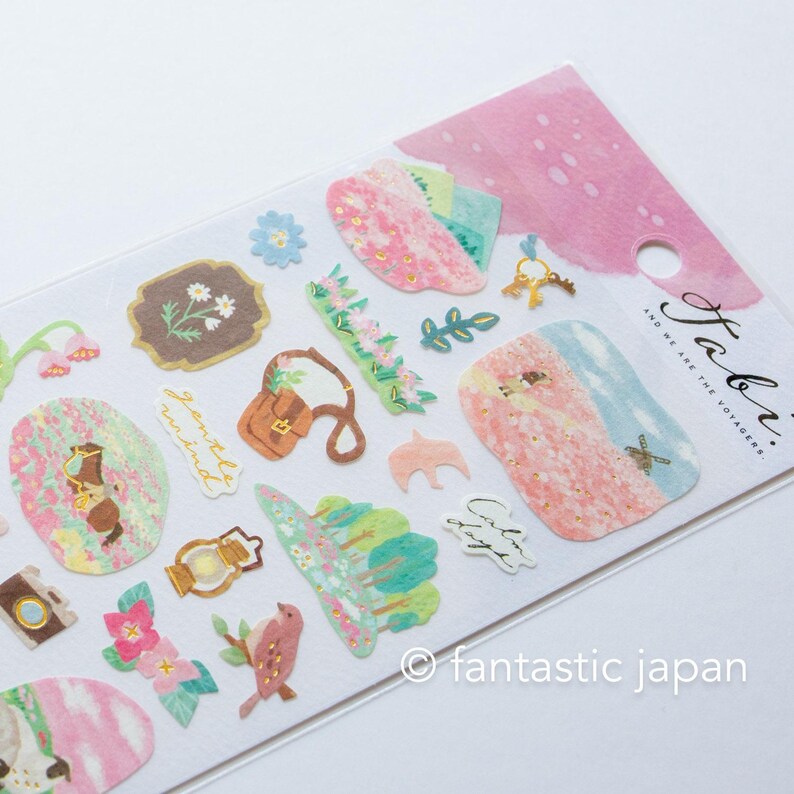 Mind Wave Sticker / Tabi -spring Field- - Etsy