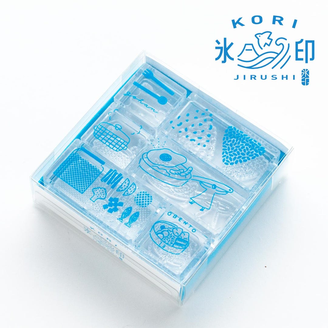 HITOTOKI / KORI Jirushi Stamp Set of 6 Pieces - Meal - / CLSSA-001 - Etsy