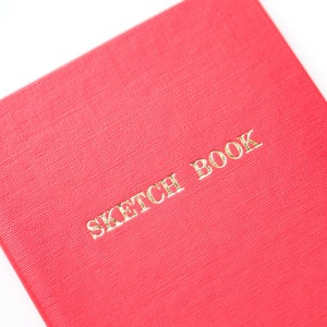 KOKUYO Field Note Book Red Color, KOKUYO Sketch Book, Hardcover ...