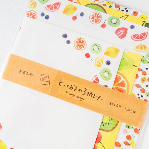 Japanese Washi Mini Writing Letter Set strawberry / - Etsy