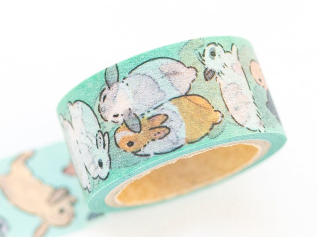 Masking Tape goon Night Rabbits by Schinako Moriyama - Etsy
