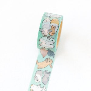 Masking Tape goon Night Rabbits by Schinako Moriyama - Etsy