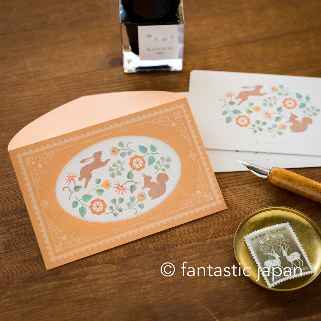 Mini Message Card -antik Piac "galben"- - Etsy