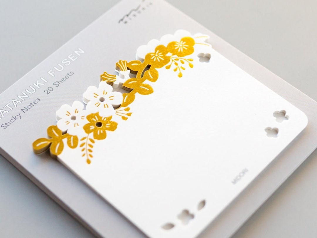 Die-cut Sticky Notes -flower- - Etsy