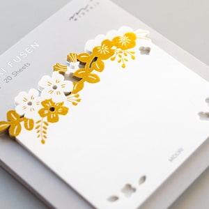 Die-cut Sticky Notes -flower- - Etsy