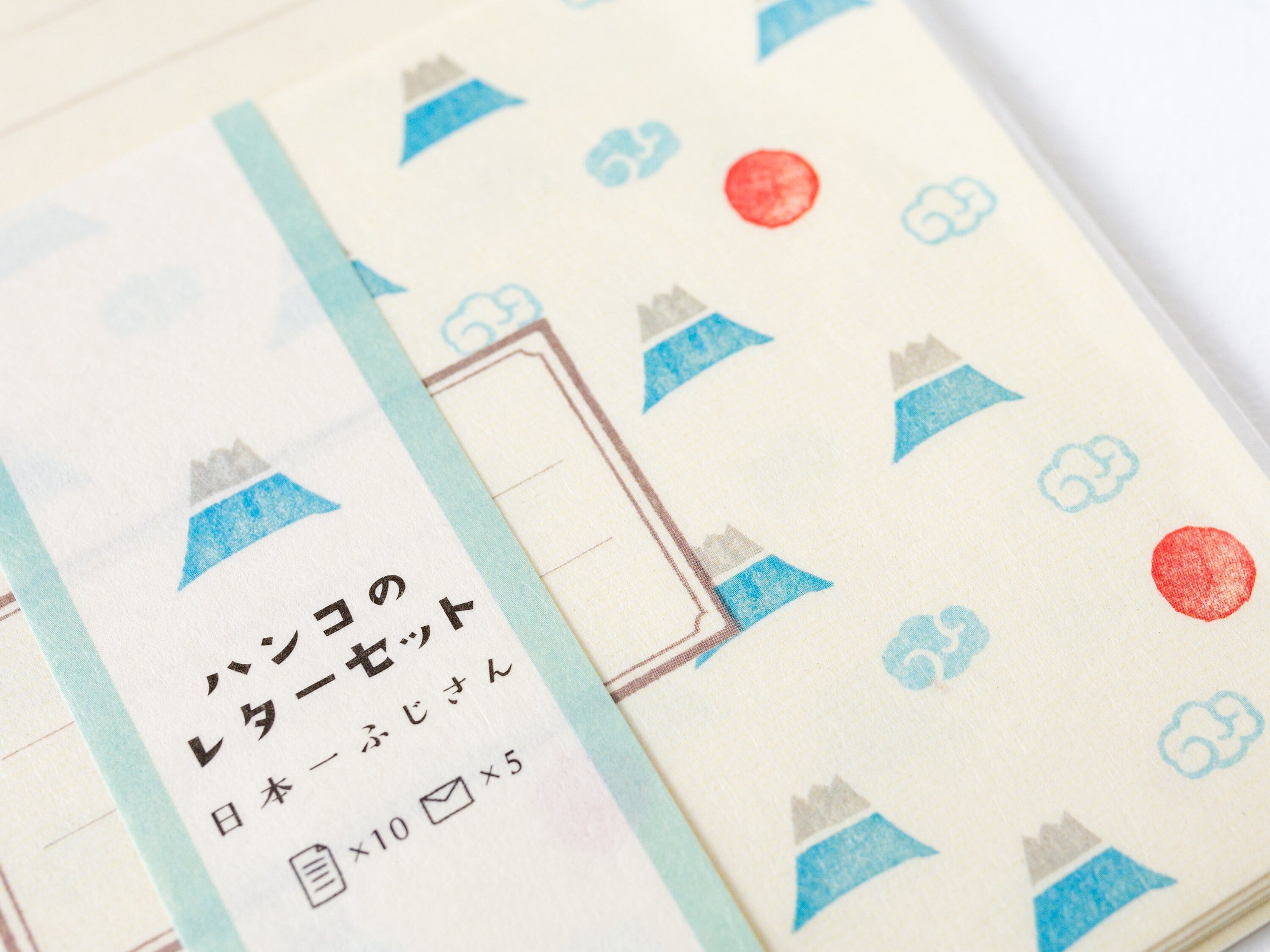 Mt.fuji Writing Letter Set / Mino Washi / Japanese Stationery - Etsy