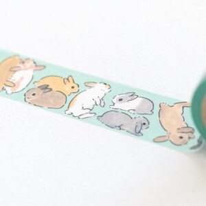 Masking Tape goon Night Rabbits by Schinako Moriyama - Etsy
