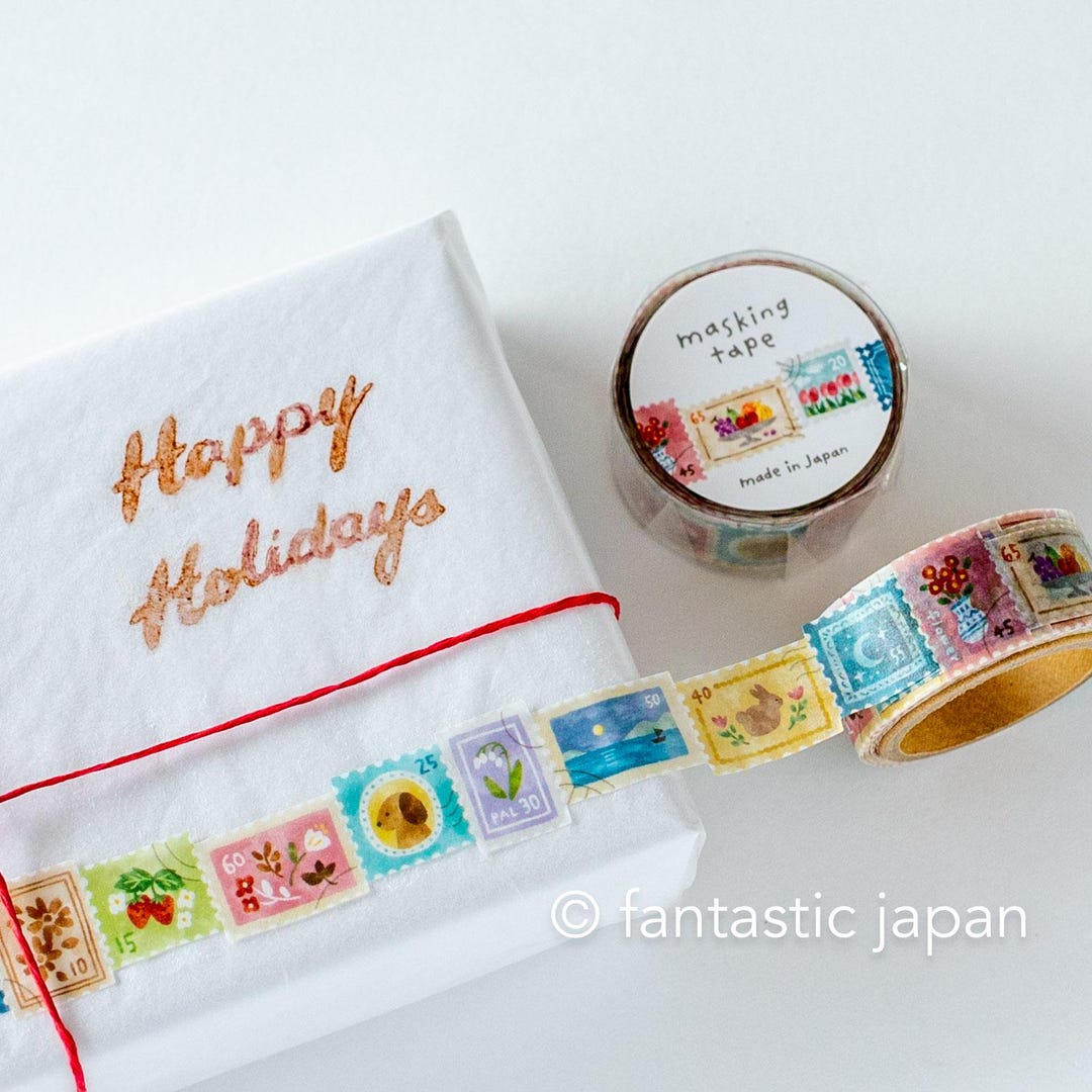 Die-cut Masking Tape -postage Stamp- - Etsy