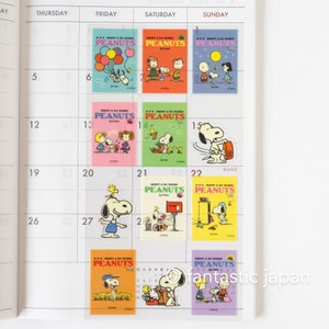 Peanuts Snoopy Book Cover-style Stickers B - Etsy